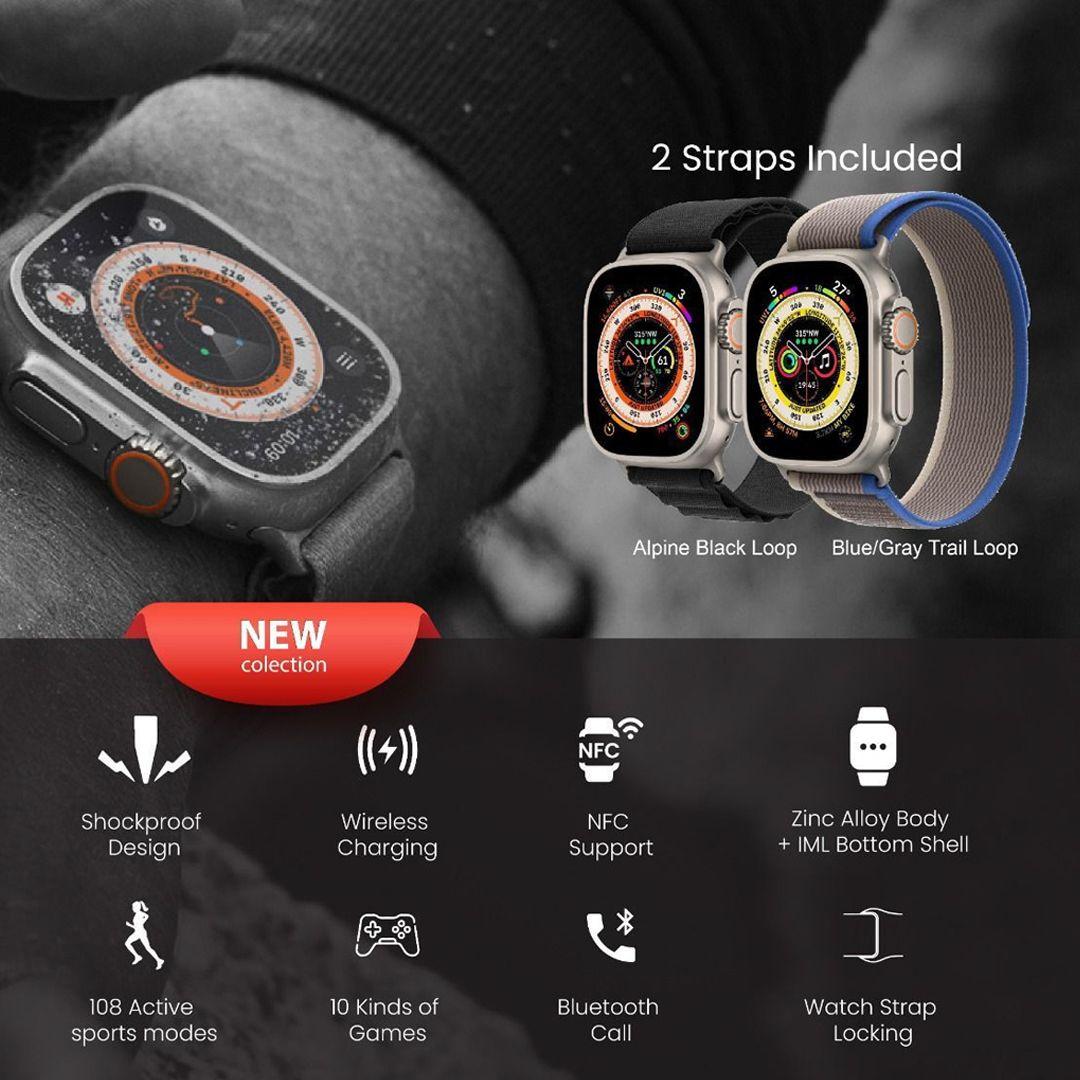 PAWA Ultra Taut 2.2'' HD Smart Watch Shockproof