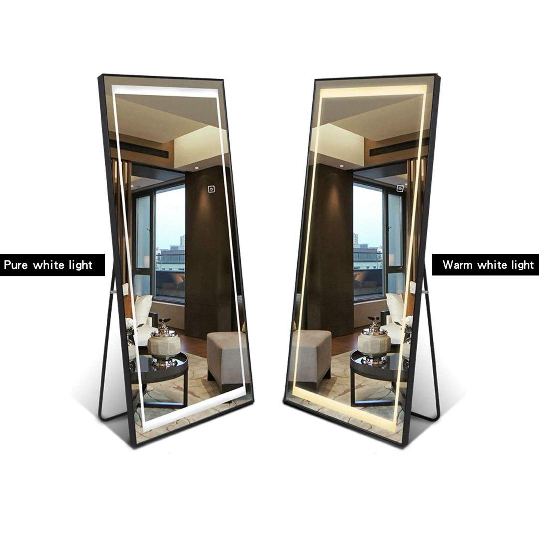 150 Cm X 50 CM Full Length Mirror Intelligent LED Floor Mirror with ...