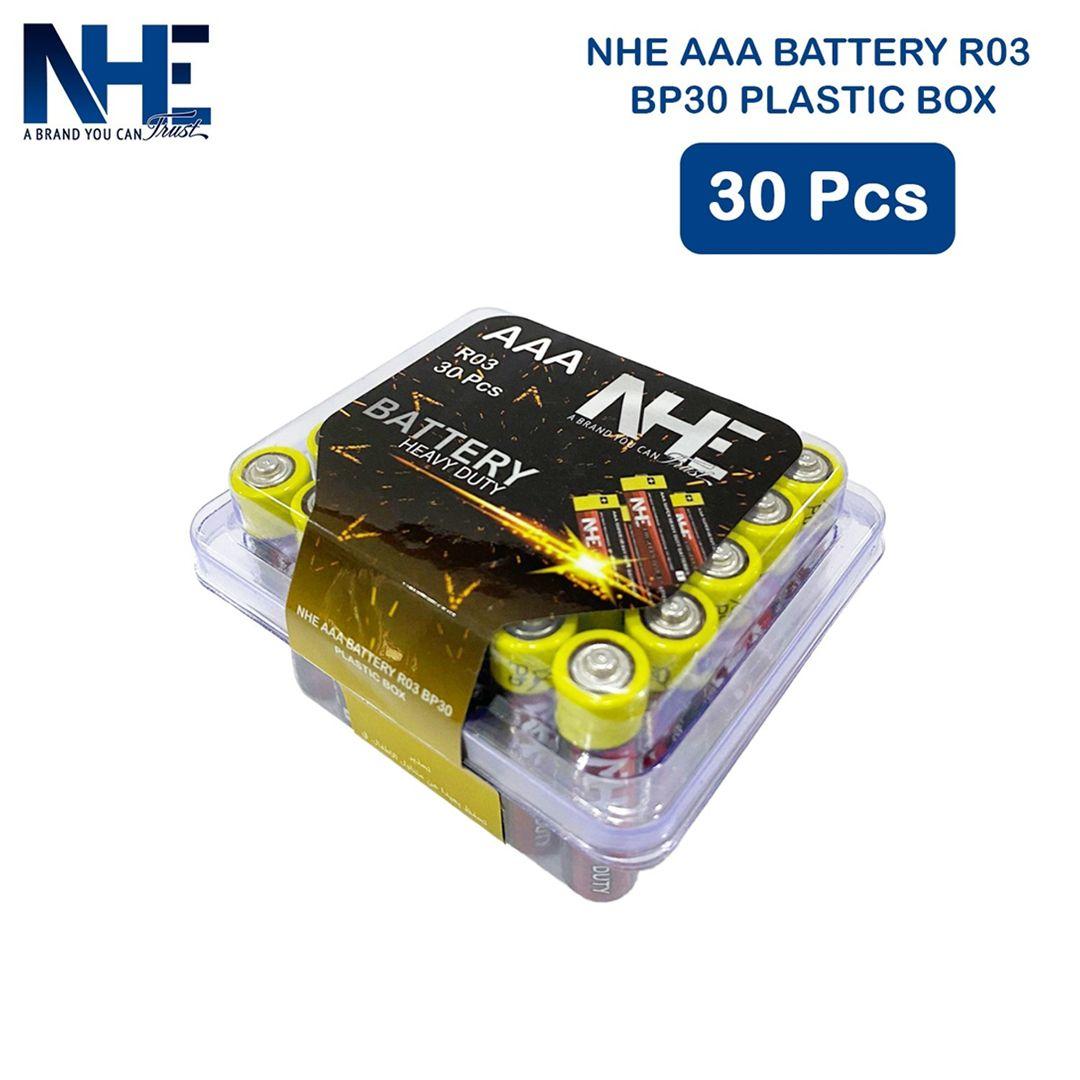 NHE (AAA Or AA) Battery Plastic Box - 30 Pcs